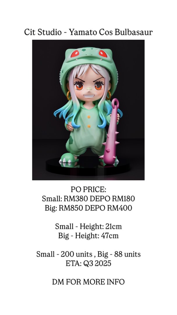 Cit Studio - Yamato Cos Bulbasaur, Hobbies & Toys, Toys & Games on ...