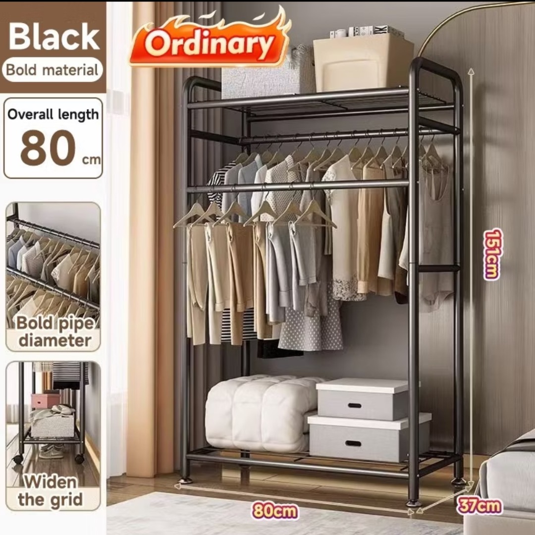 Clothes Drying Rack Organizer | Clothes Hanging Rack With Shelf ...