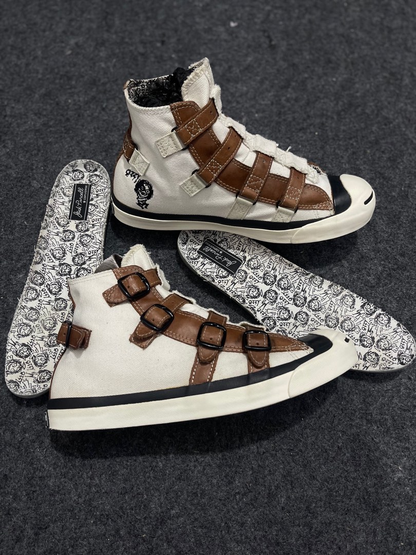 Converse X Ozzy Osbourne, Fesyen Pria, Sepatu , Sneakers di Carousell