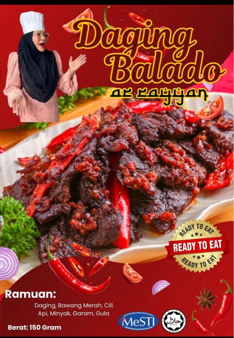 Daging berlado, Food & Drinks, Packaged & Instant Food on Carousell