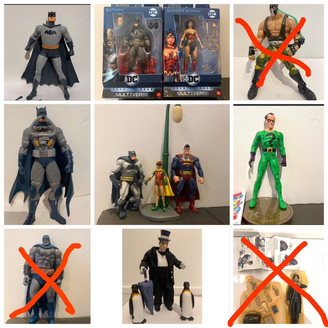 DC McFarlane baf dark father /無頭谷 /DC Collectibles Batman robion ...