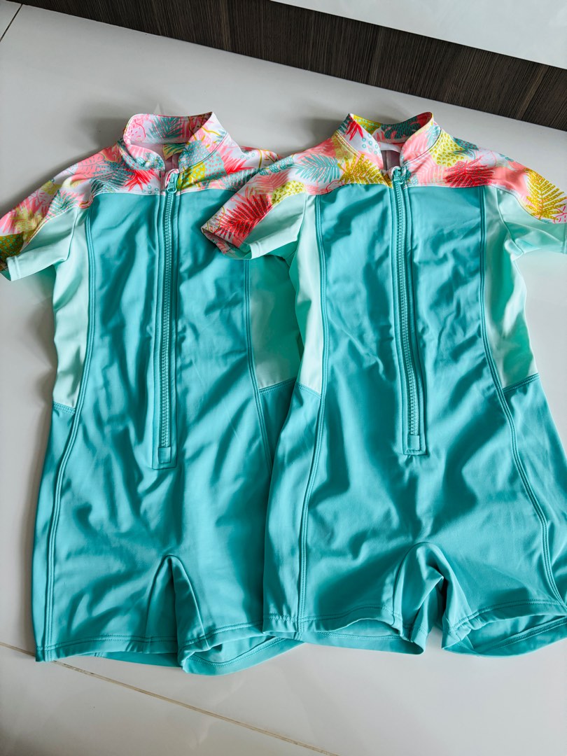 Decathlon Girls Swimwear 8-9 Years Old, Babies & Kids, Babies & Kids ...