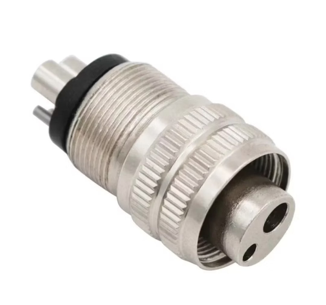 Dental High Speed Handpiece Turbine Adapter From 4 Holes To 2 Holes ...