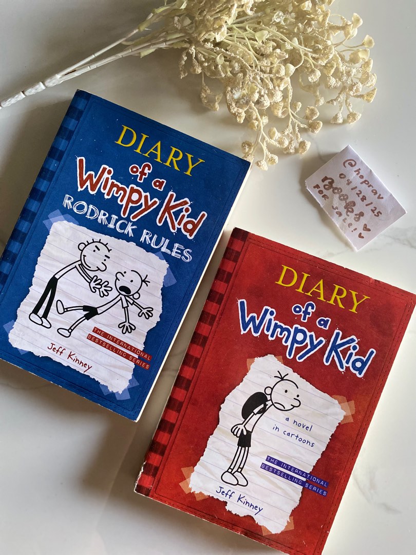 DIARY OF A WIMPY KID Books 1 & 2 BUNDLE | Authentic Copies, Hobbies ...