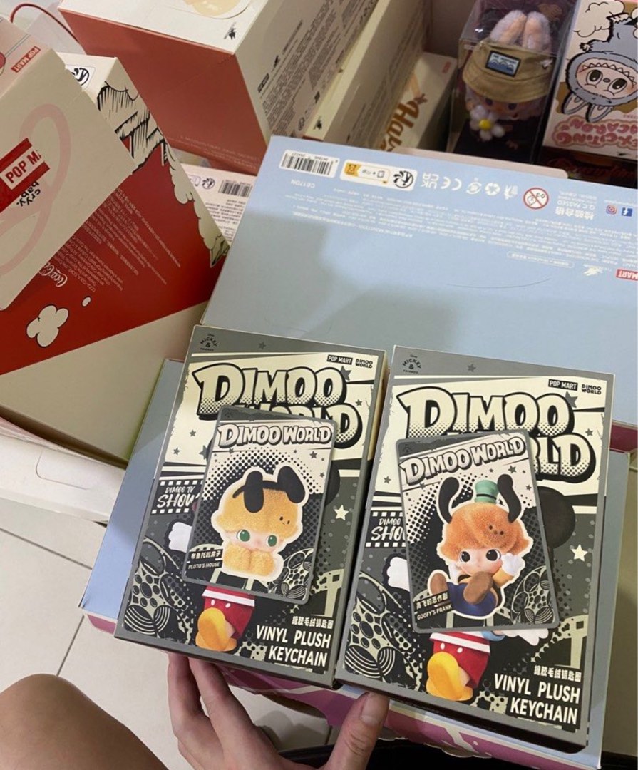 Dimoo world x Disney keychain, Hobbies & Toys, Toys & Games on Carousell