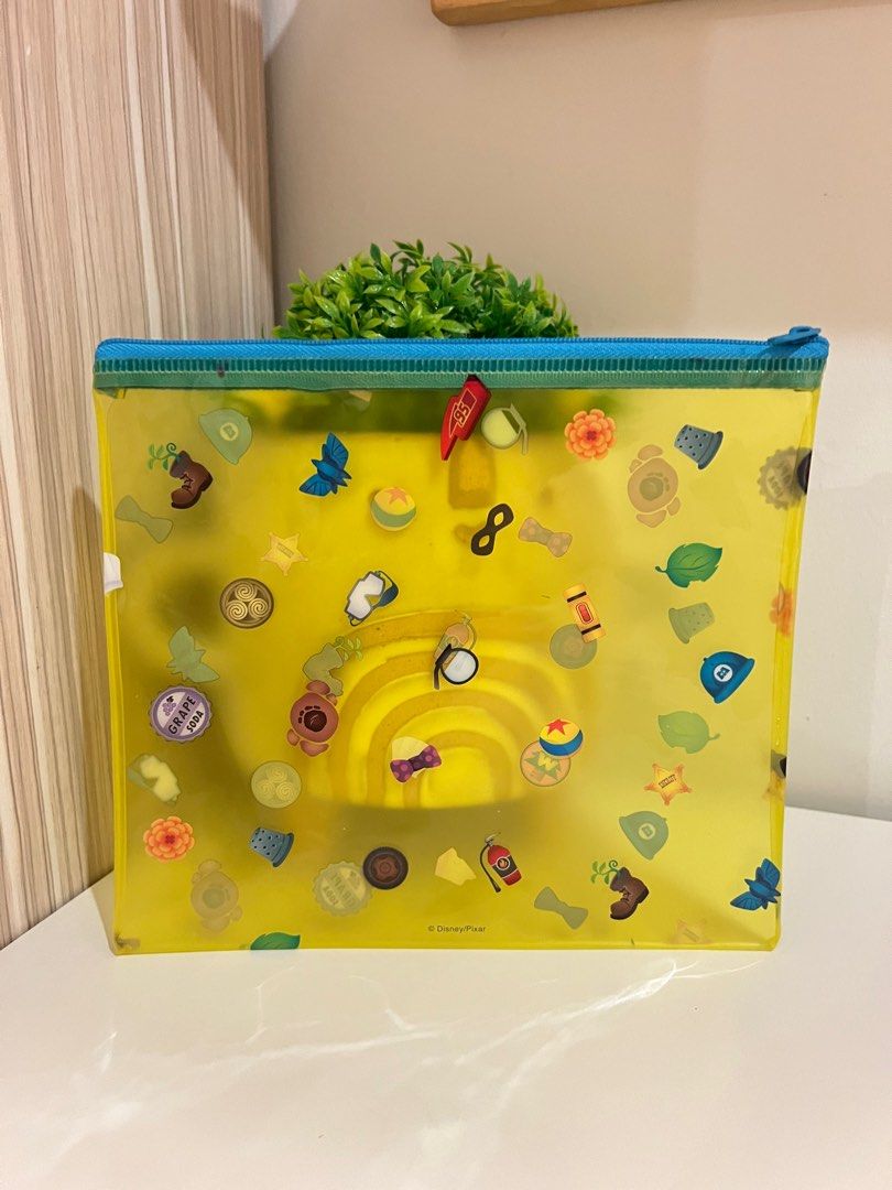 Disney Pixar Movie Patterns Flat Pouch, Hobbies & Toys, Stationery ...