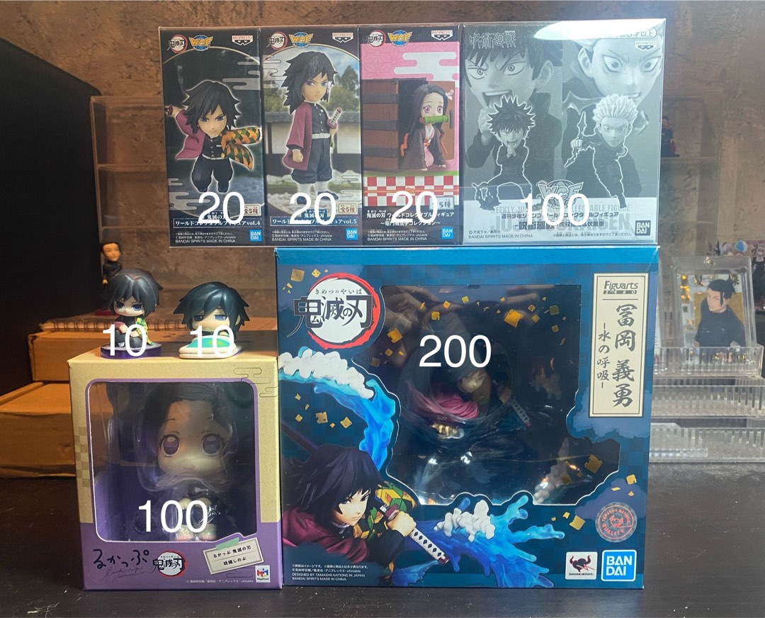 Figuart Zero Giyu, Lookup Shinobu, Wcf/Chibi Giyu, Wcf Jump Jujutsu ...