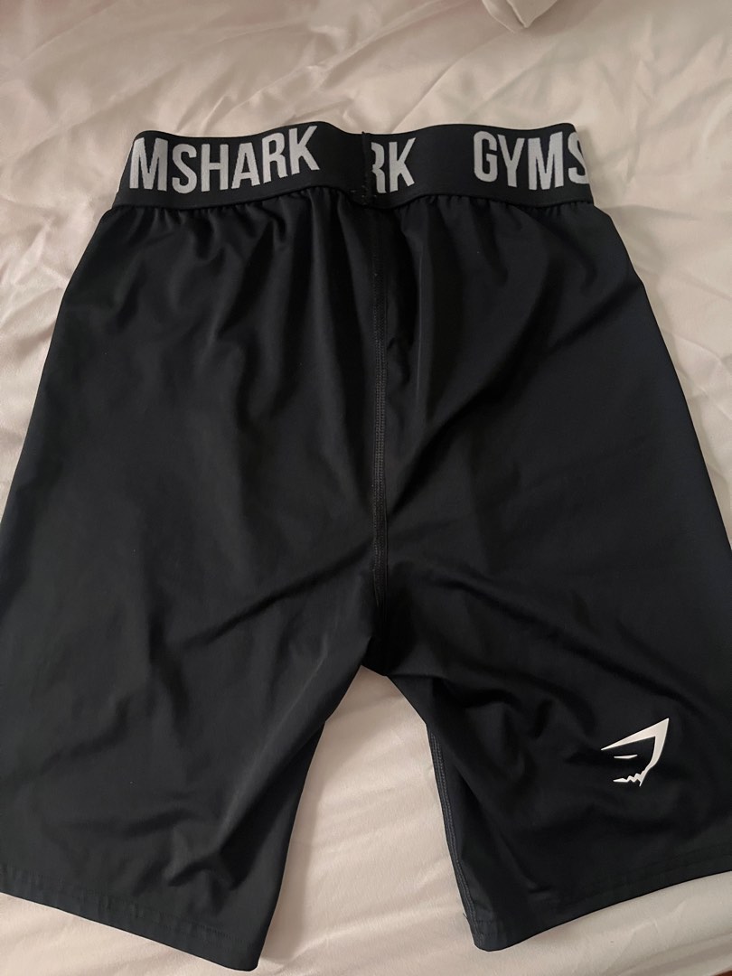 Authentic Gymshark Black Compression Shorts, Men's Fashion, Activewear ...