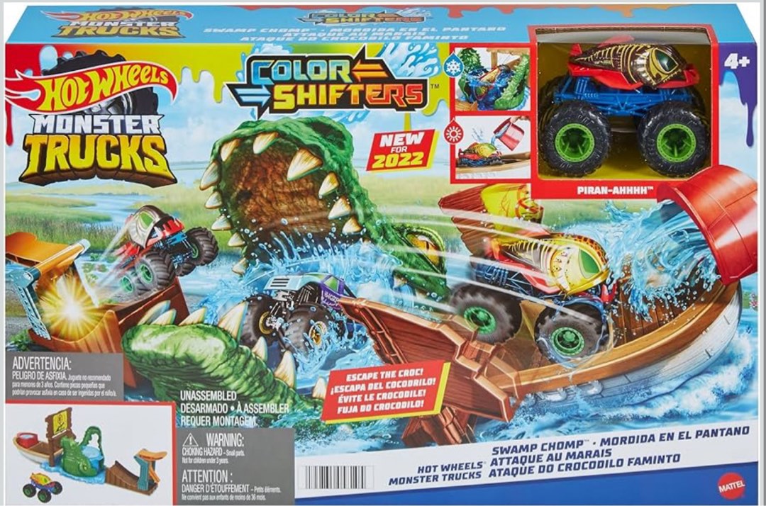 HOT WHEELS Hwmt Swamp Chomp Playset, Hobbies & Toys, Toys & Games on ...