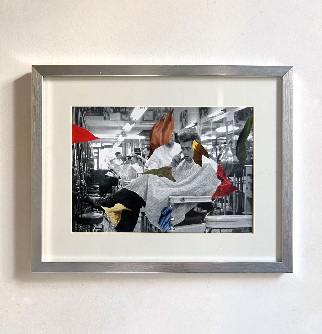 ICONS SERIES : JAMES DEAN 16 x 13.5 inches Original Collage Artwork ...