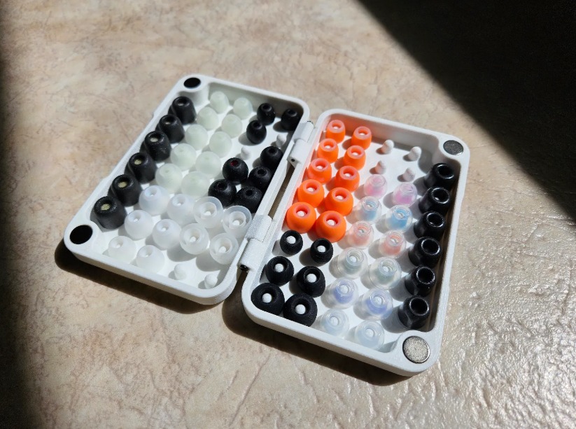 IEM Eartips Case 3D Printed (38 Pairs Ear tips), Audio, Earphones on ...