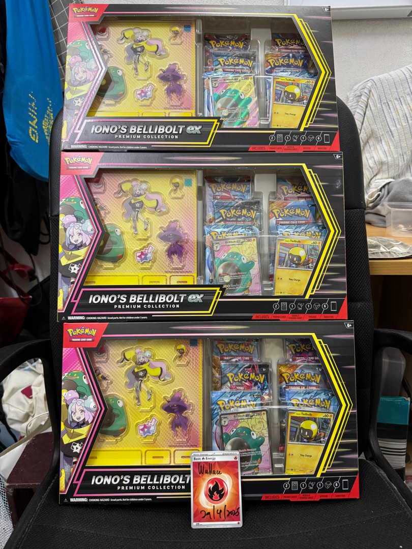 Pokemon TCG lono's Bellibolt EX Premium Collection Journey Together ...