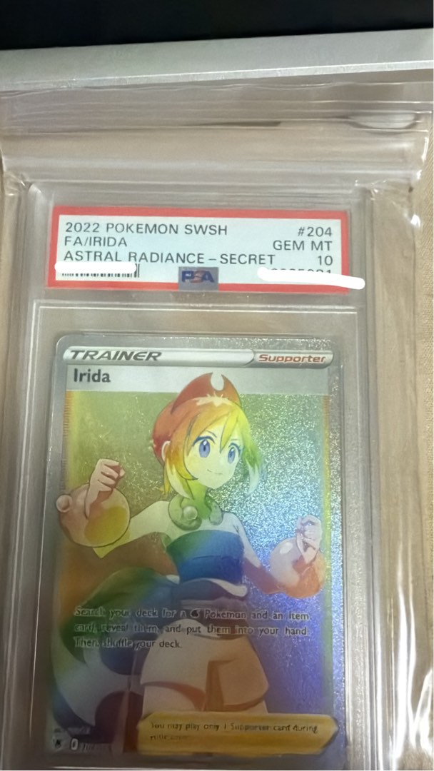 Irida hyper rare psa10, Hobbies & Toys, Toys & Games on Carousell