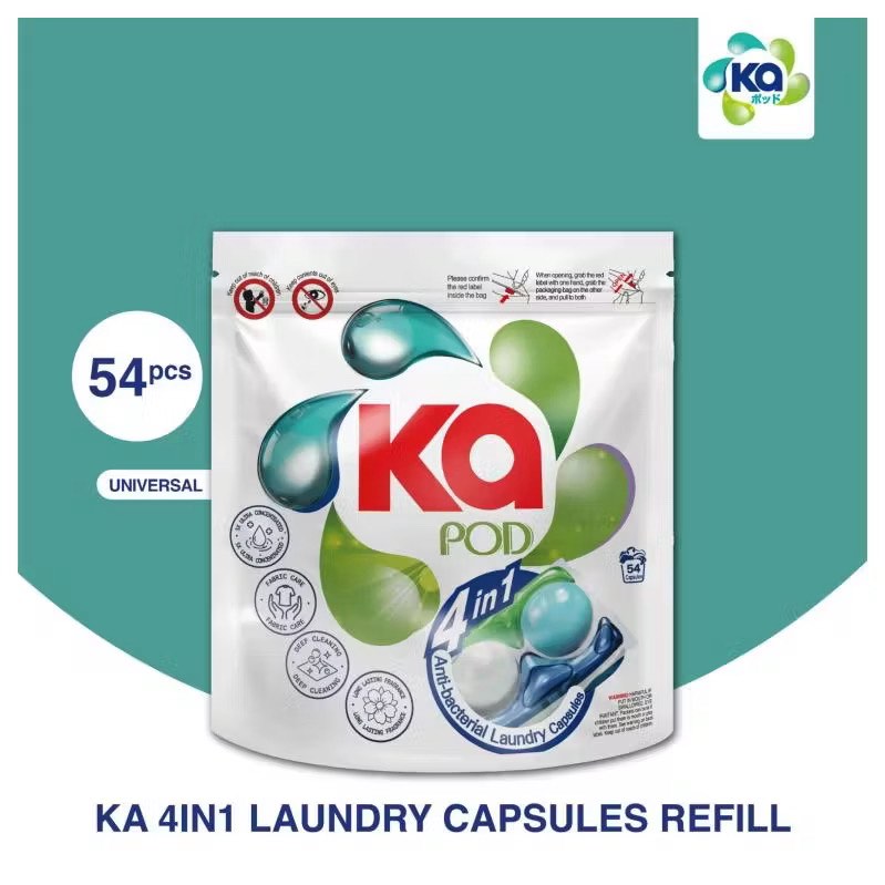 Ka 4in1 Laundry Capsules Refill Pack 54 Pods – Universal, Furniture ...