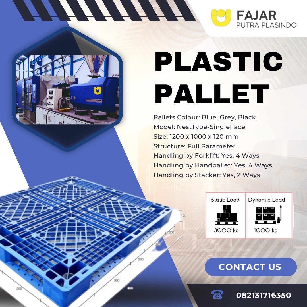 Kegunaan Jenis Pallet Plastik: Solusi Logistik yang Efisien dan Beragam ...
