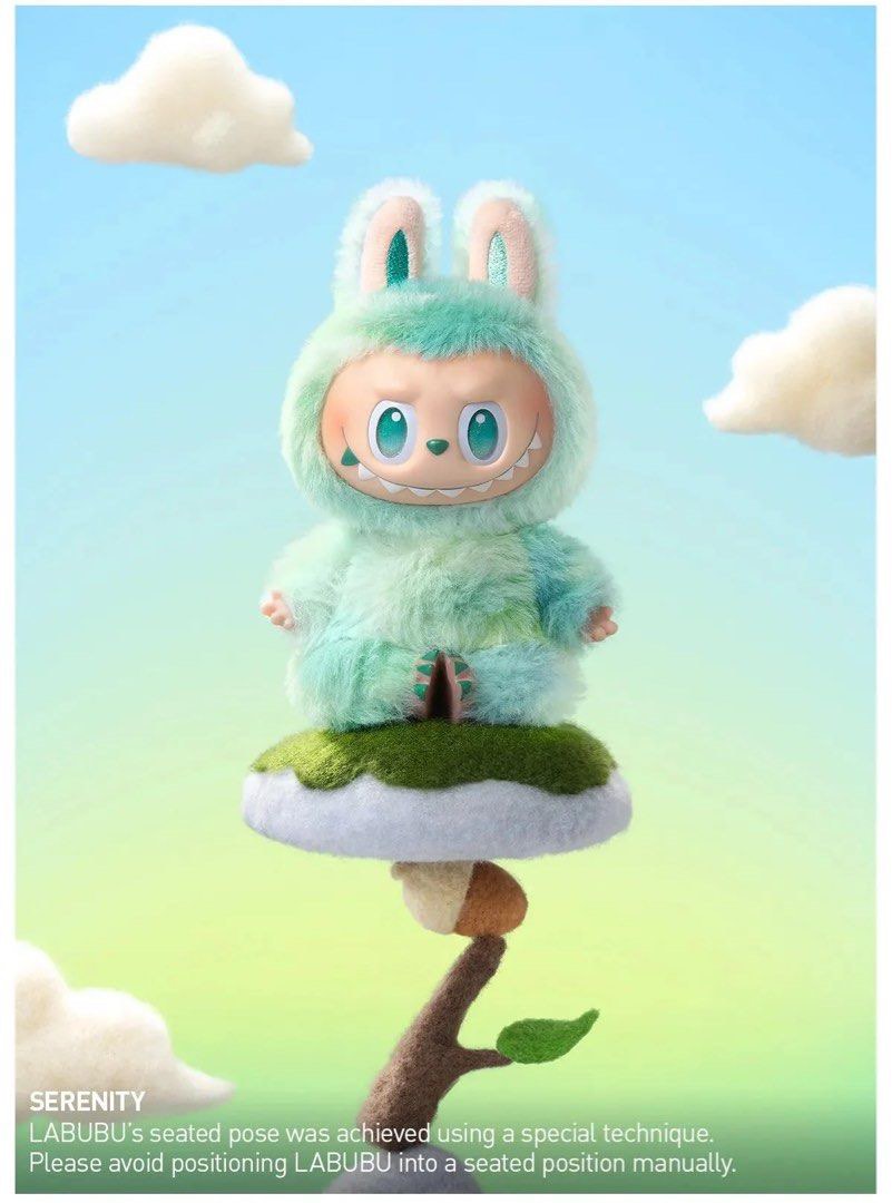 Popmart Labubu Big into energy V3 Serenity Blind Box, Hobbies & Toys ...