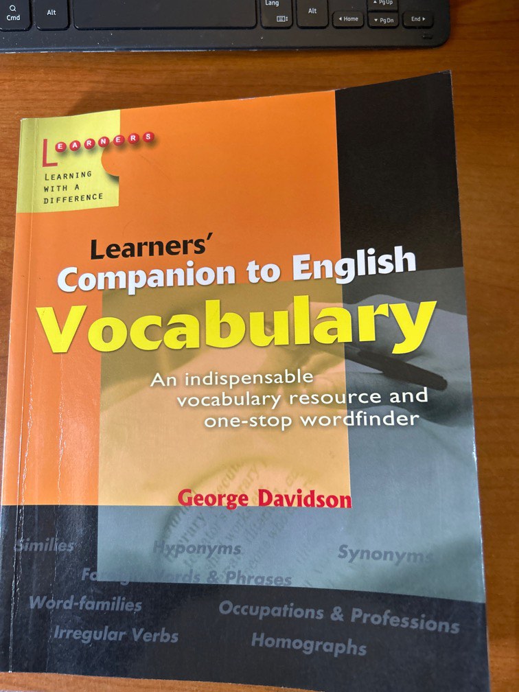 Learners’ Companion to English Vocabulary, Hobbies & Toys, Books ...