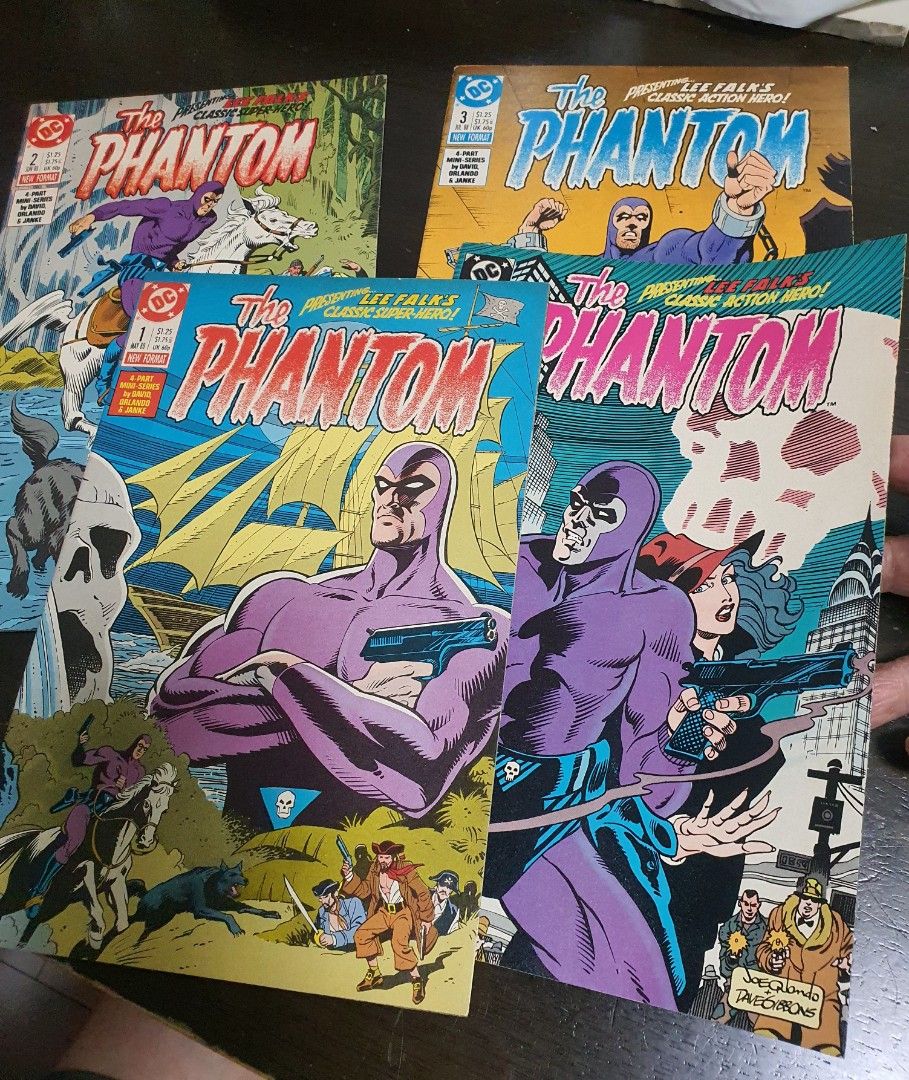 Lee Falk's The Phantom Part 1 to 4 Complete Set 1988, Hobbies & Toys ...