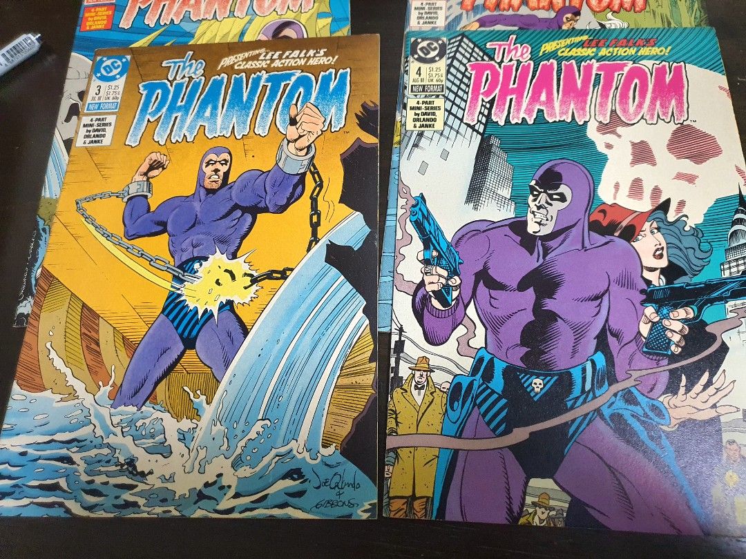 Lee Falk's The Phantom Part 1 to 4 Complete Set 1988, Hobbies & Toys ...