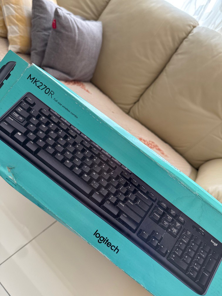 Logitech MK270R Keyboard + Mouse, Computers & Tech, Parts & Accessories, Computer Keyboard on ...