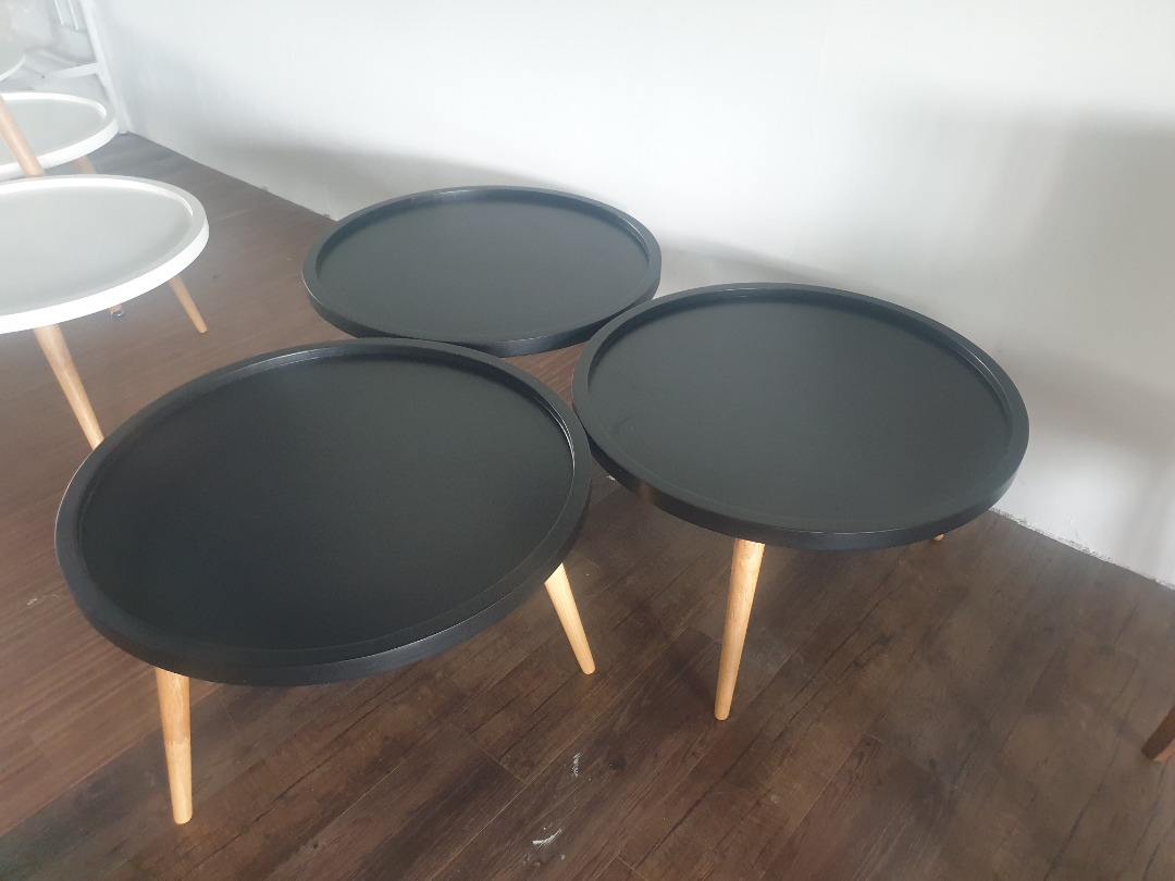 Meja Kopi/small round table Kayu Combination coffee table simple coffee ...