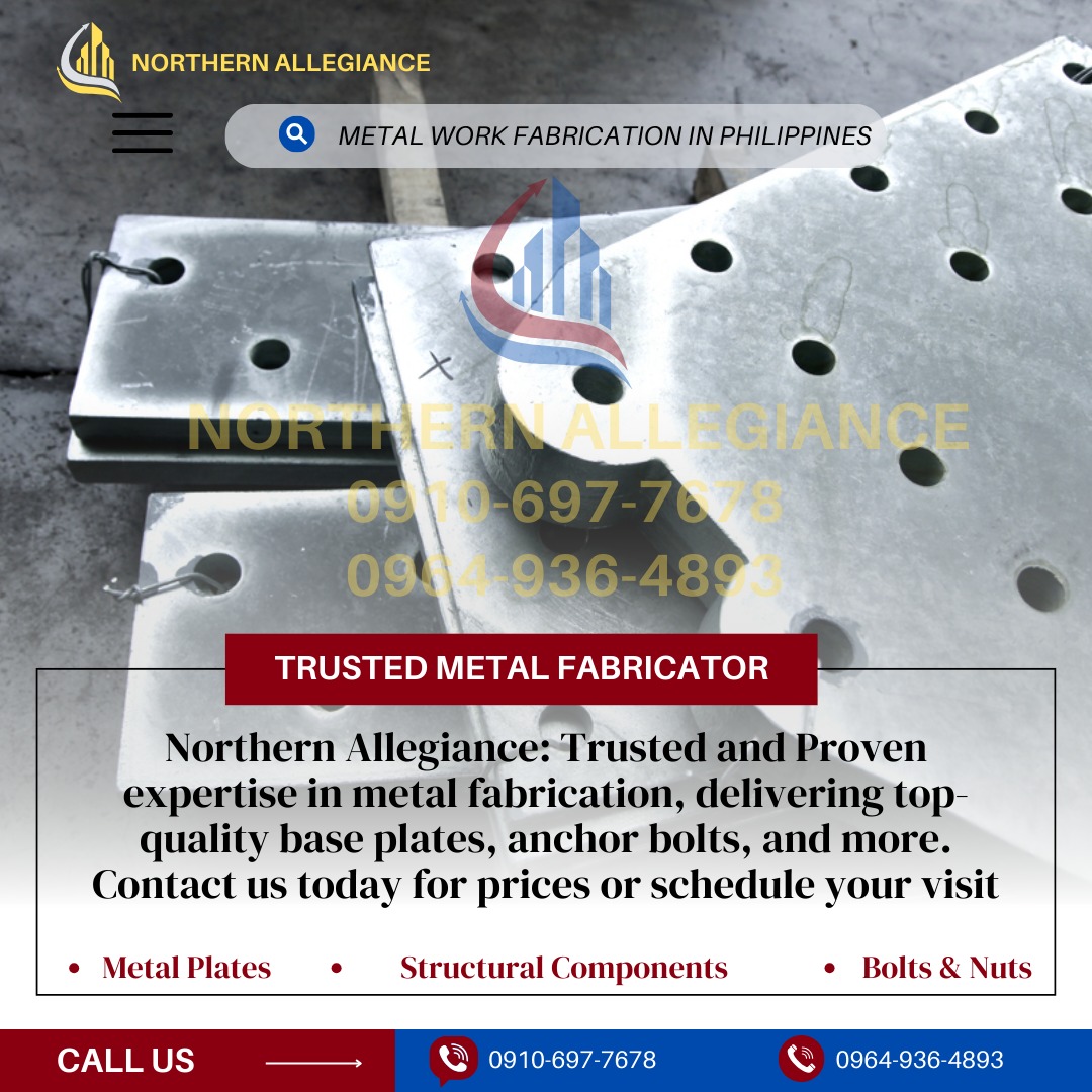 Metal Fabricated Base Plate and Ladder Rung | Electro Galvanize Anchor ...