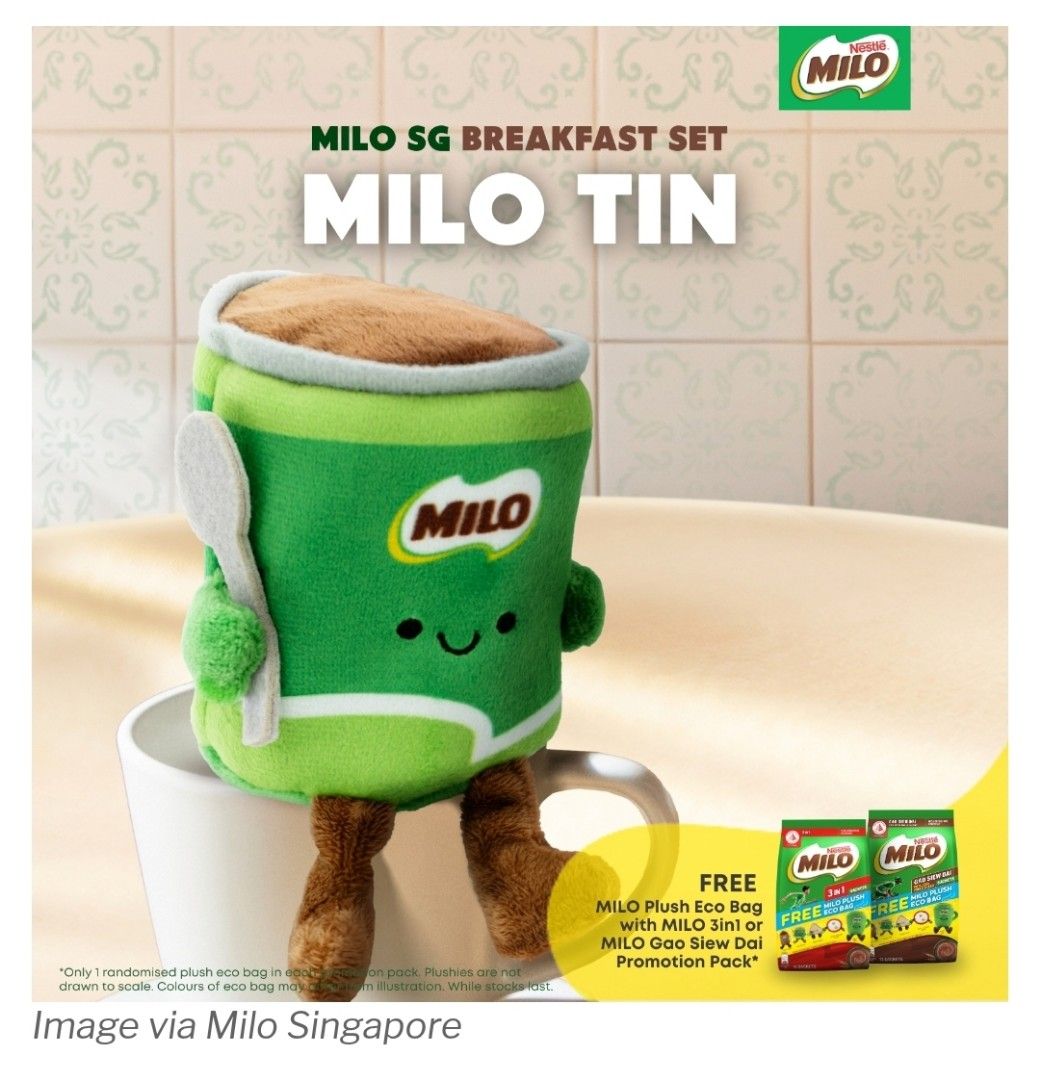 Milo 3-in-1 Plushie - Milo Tin, Everything Else on Carousell