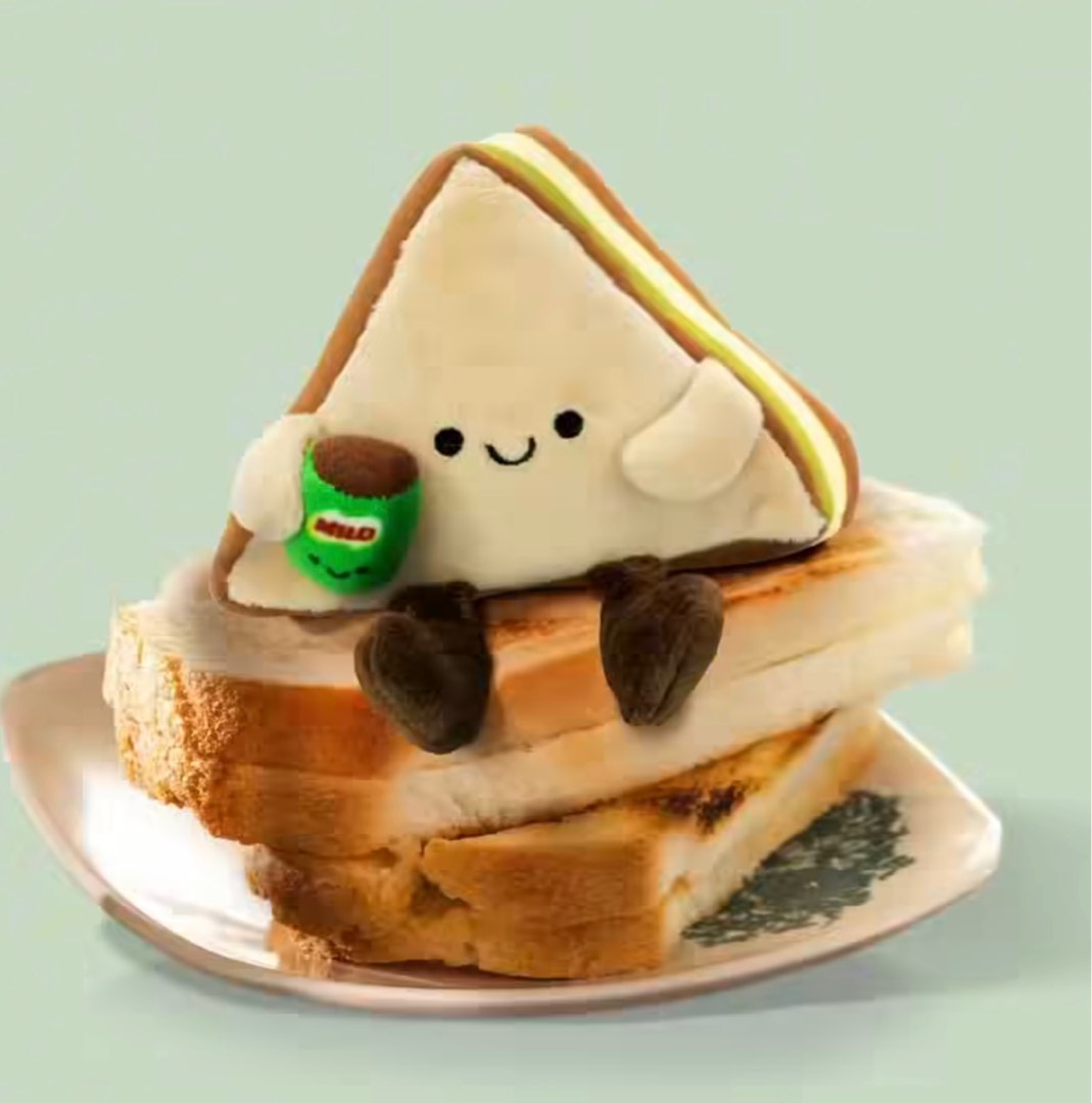 Milo Plush Eco Bag (Kaya Toast and Soft boil eggs), Hobbies & Toys ...