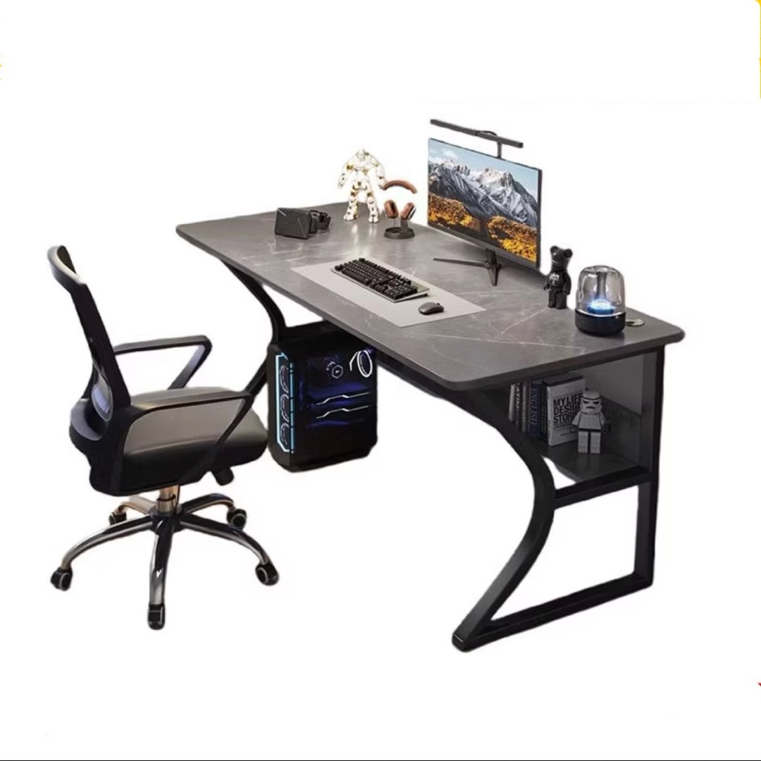 Modern Study Table | Black Computer Table | Small Home Office Desk ...