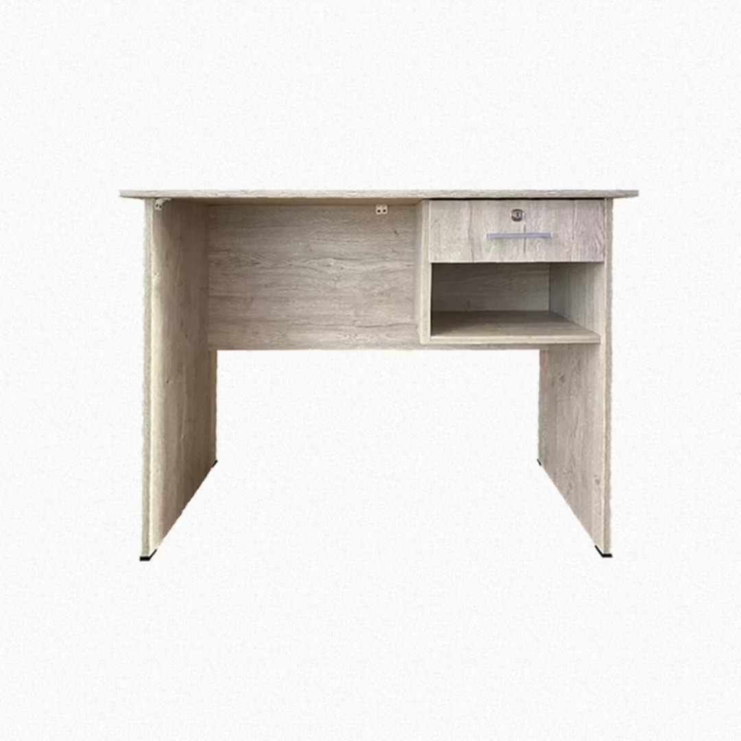 Modern Wooden Study Desk | Single Drawer Writing Table | Compact Office ...