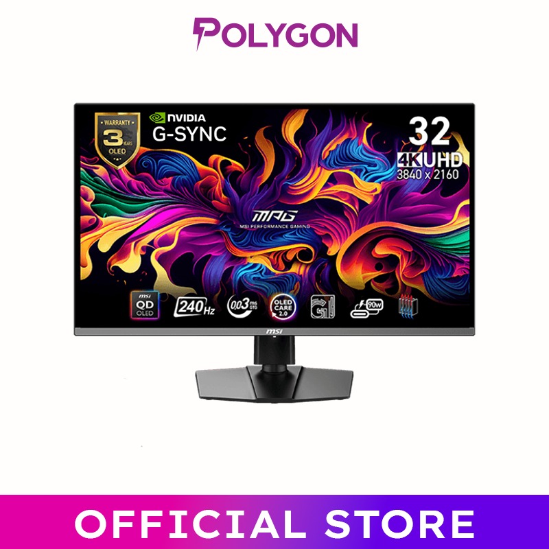 MSI MPG 321URX QD-OLED Gaming Monitor asus msi galax zotac gpu graphic ...