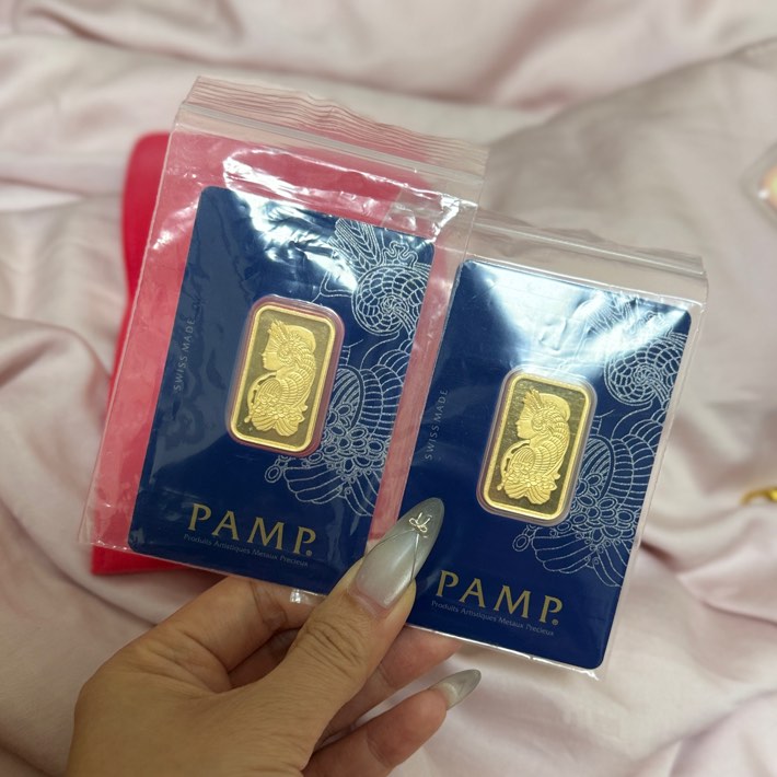 Pamp 20g Gold bar, Luxury, Accessories on Carousell