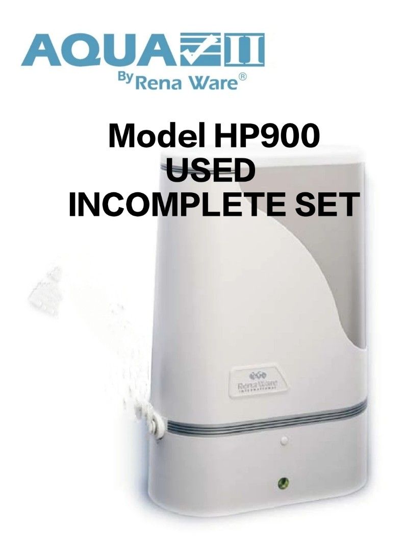 USED Rena Ware Aqua √II Water Filter Model HP900 Penapis Air Rena Ware ...