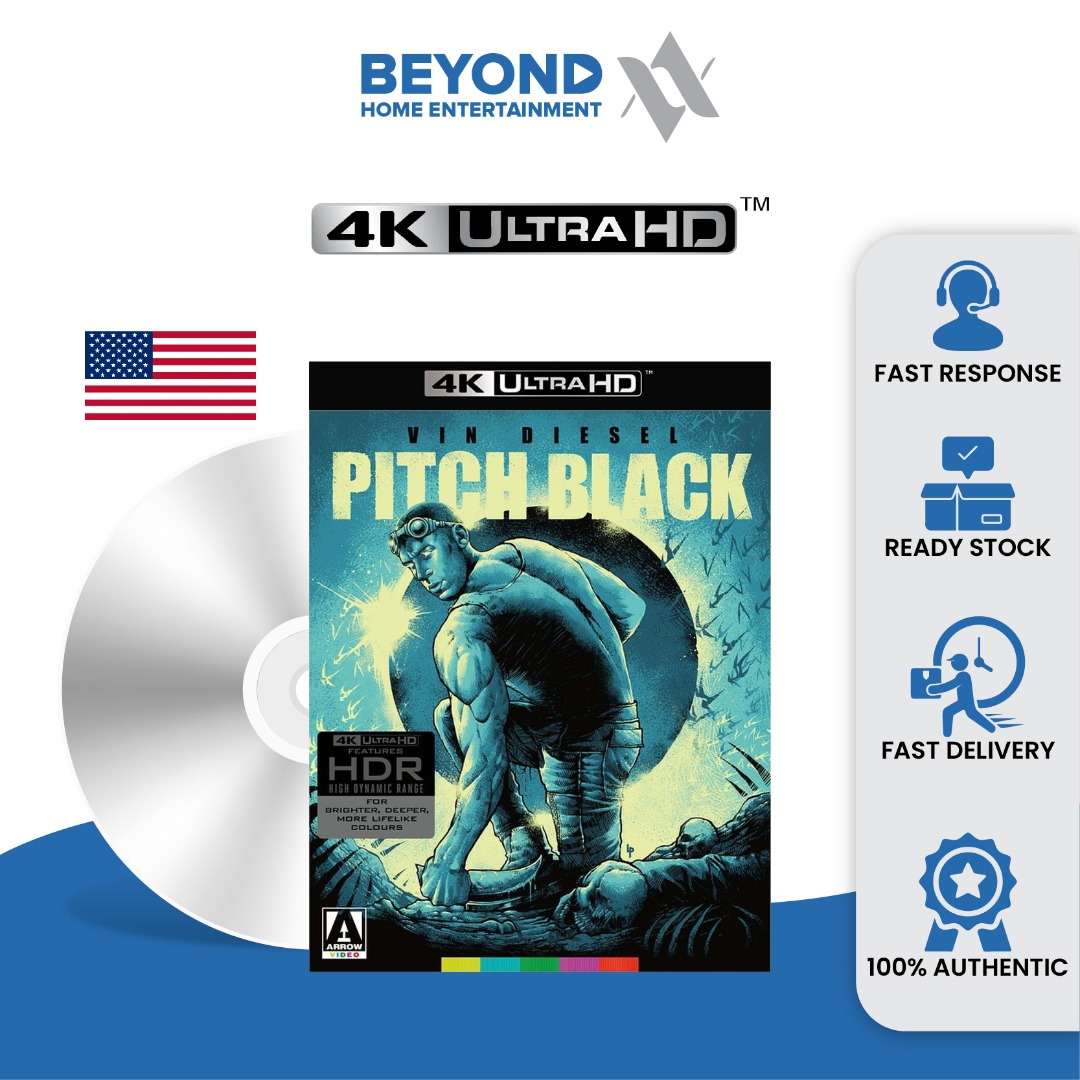Pitch Black (Arrow Video) [4K Ultra HD], Hobbies & Toys, Music & Media ...