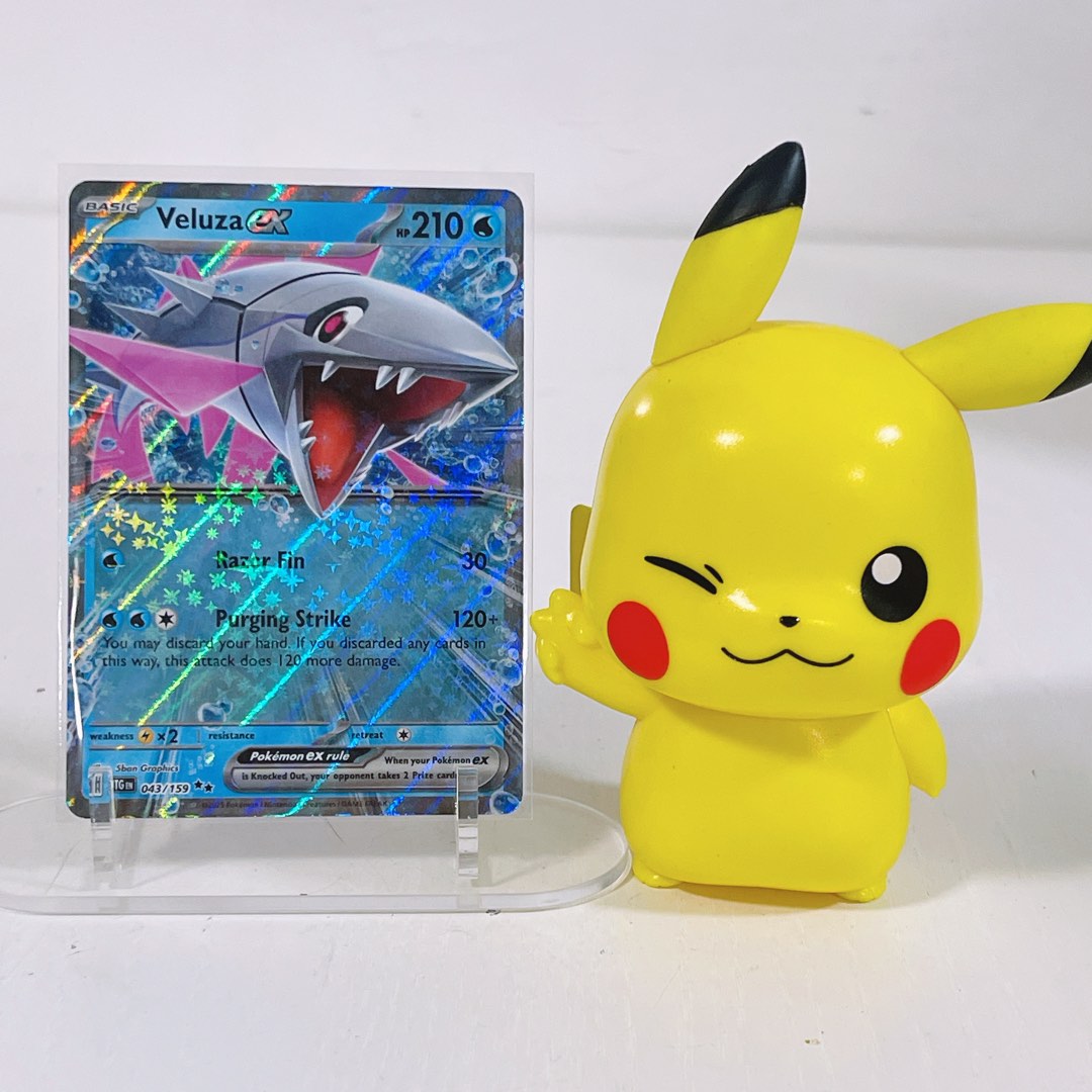 Pokemon Card Game TCG - Journey Together - Veluza Ex - 43/159 Double ...