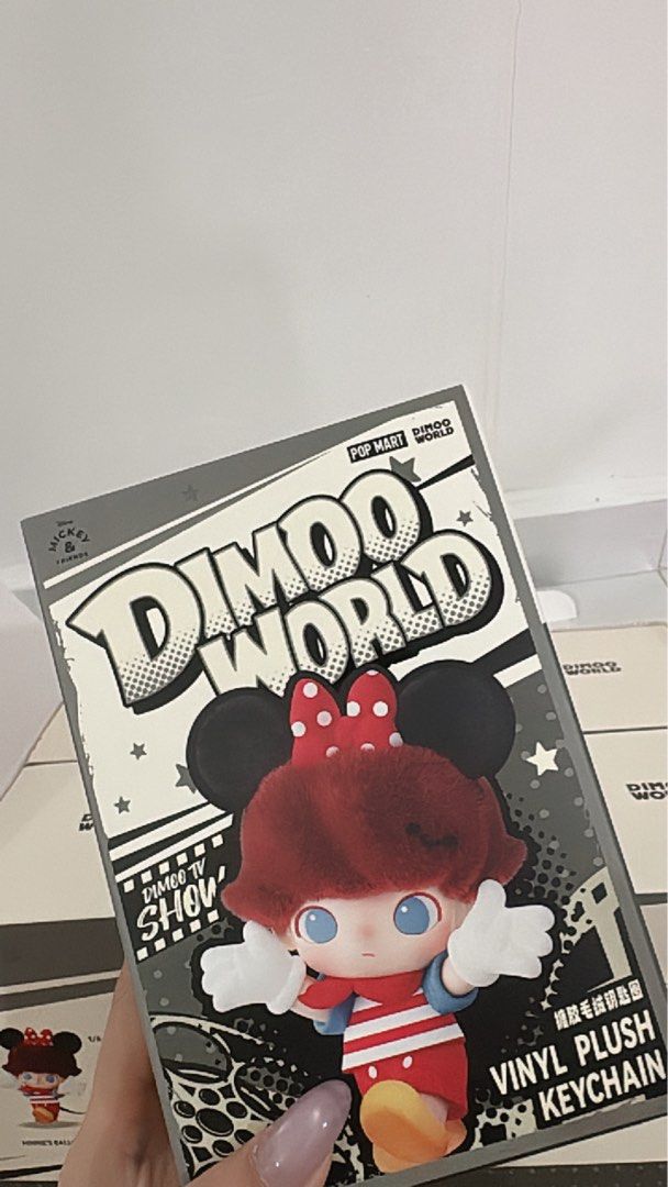 POP MART DIMOO WORLD X DISNEY Series - Vinyl Plush Keychain Blind Box ...