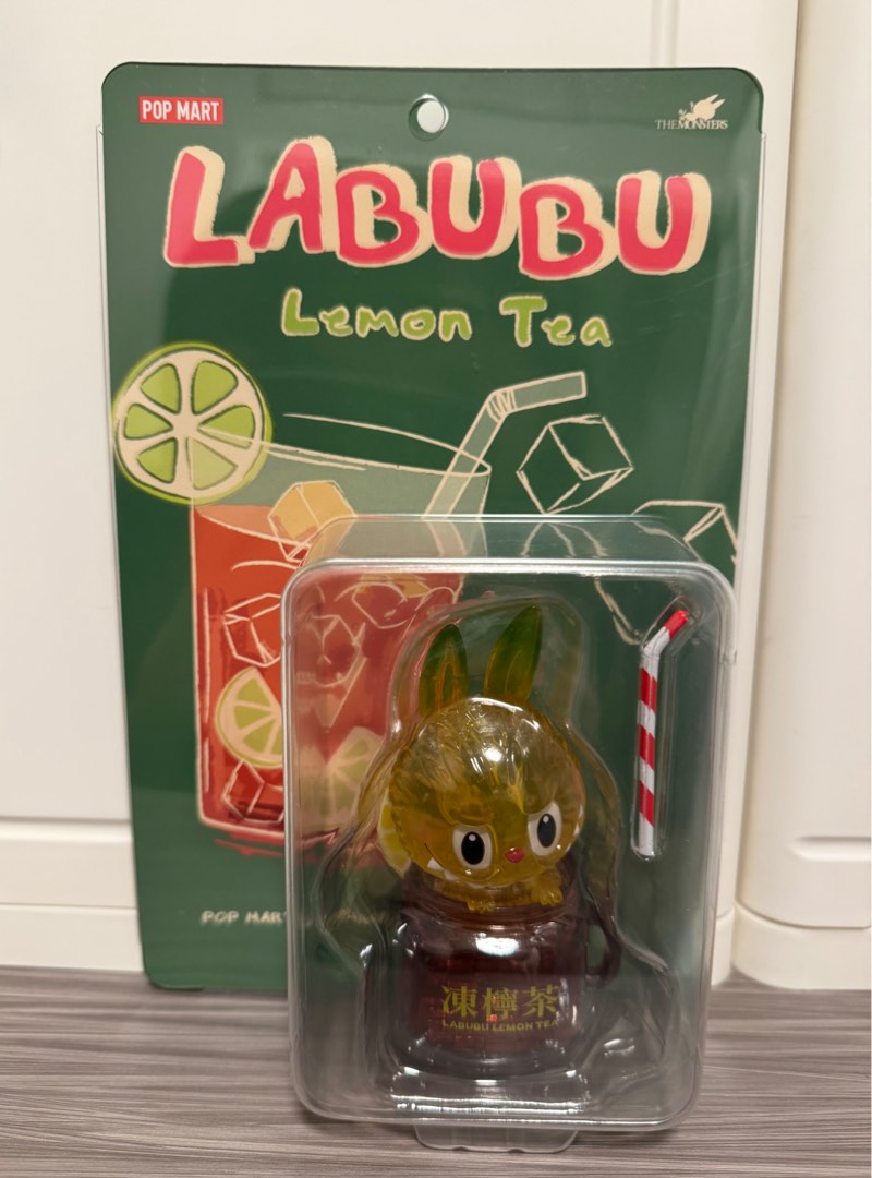 Pop Mart LABUBU Lemon Tea Figure, 興趣及遊戲, 玩具 & 遊戲類 - Carousell