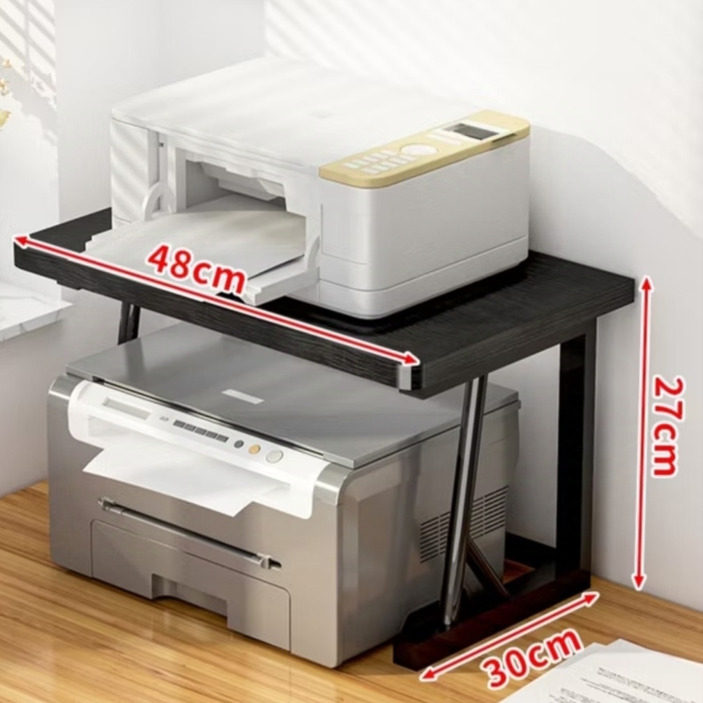 Printer Storage Stand | Desktop Printer Stand Organizer | 2 Tier ...