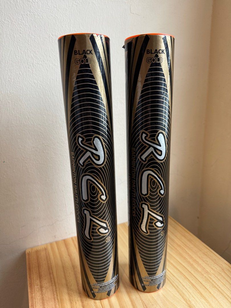 RCL Black Gold Shuttlecocks (100% Brand New Original With Receipt ...