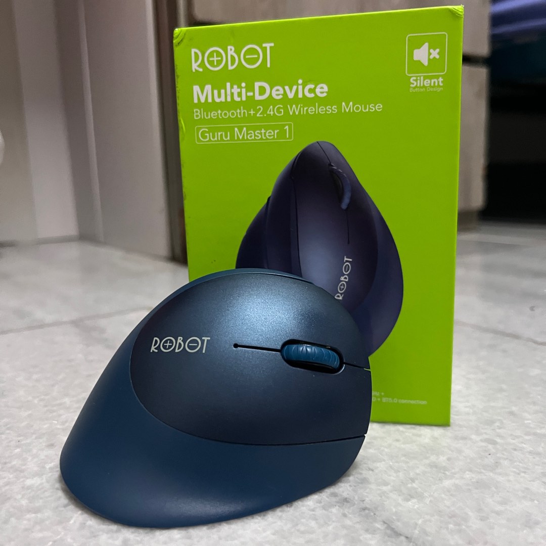 Robot guru master 1 vertical mouse bluetooth, Elektronik, Bagian ...