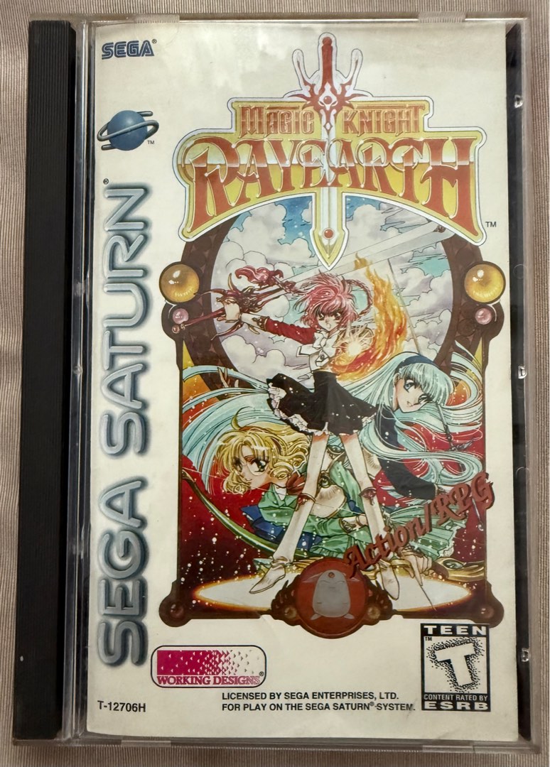 SEGA SATURN MAGIC KNIGHT RAYEARTH (RARE), Video Gaming, Video Games ...