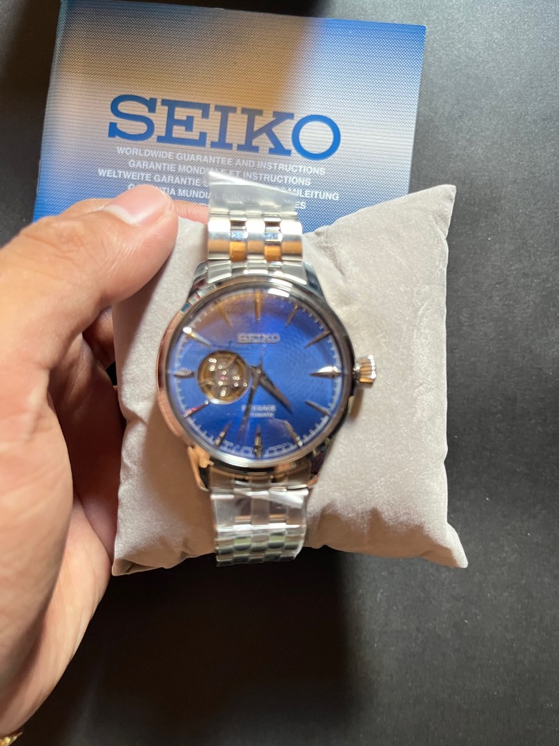 Seiko SSA439J1 Presage Cocktail Blue Acapulco, Men's Fashion, Watches ...