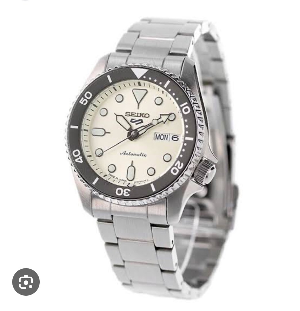 Seiko White Dial Automatic, Men's Fashion, Watches & Accessories ...
