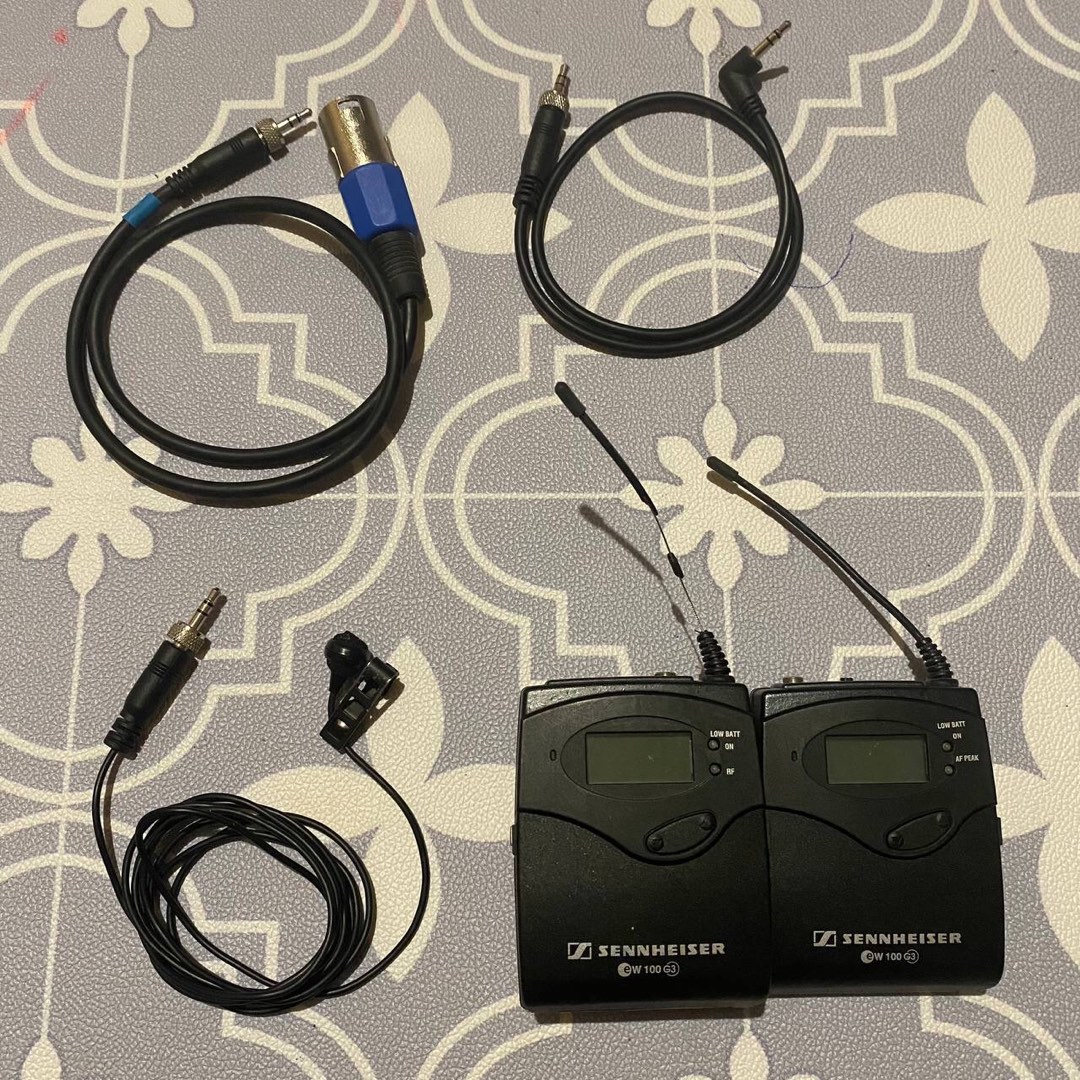 Sennheiser G3 Wireless Lav Kit, Audio, Microphones on Carousell