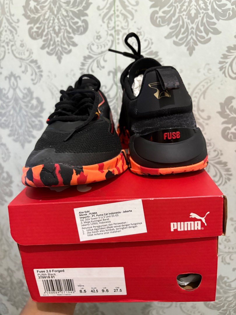 Sepatu Olahraga Lari PUMA Fuse 2.0 Forged, Fesyen Pria, Sepatu ...