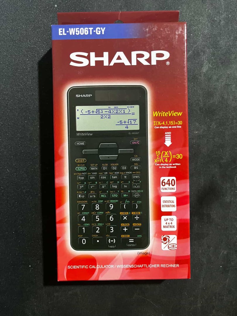 Sharp Scientific Calculator, Hobbies & Toys, Stationary & Craft ...