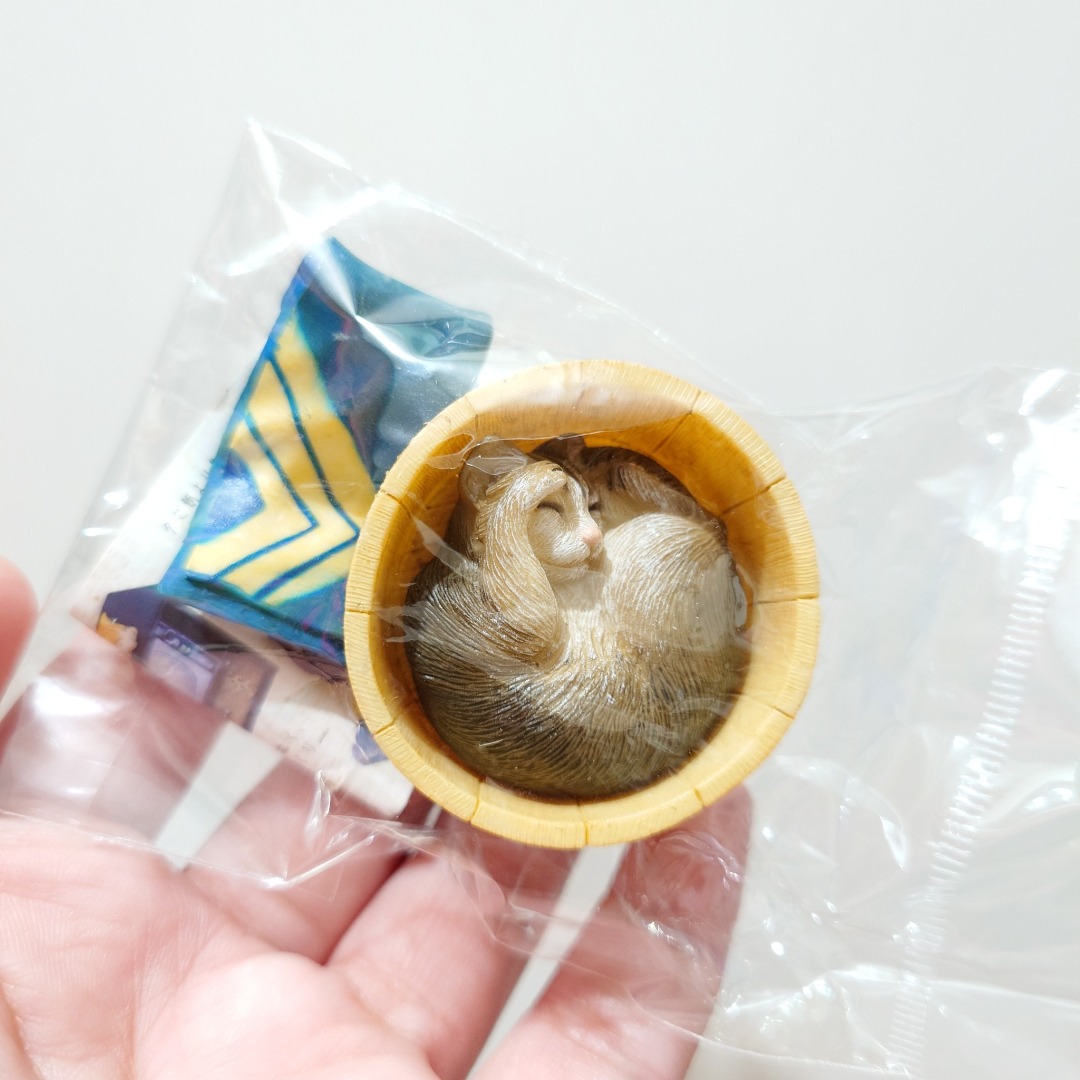 showa era cat series: bathing figure trinket swing anik aniks mascot ...