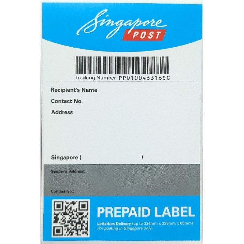 Singpost prepaid mail labels, Everything Else on Carousell