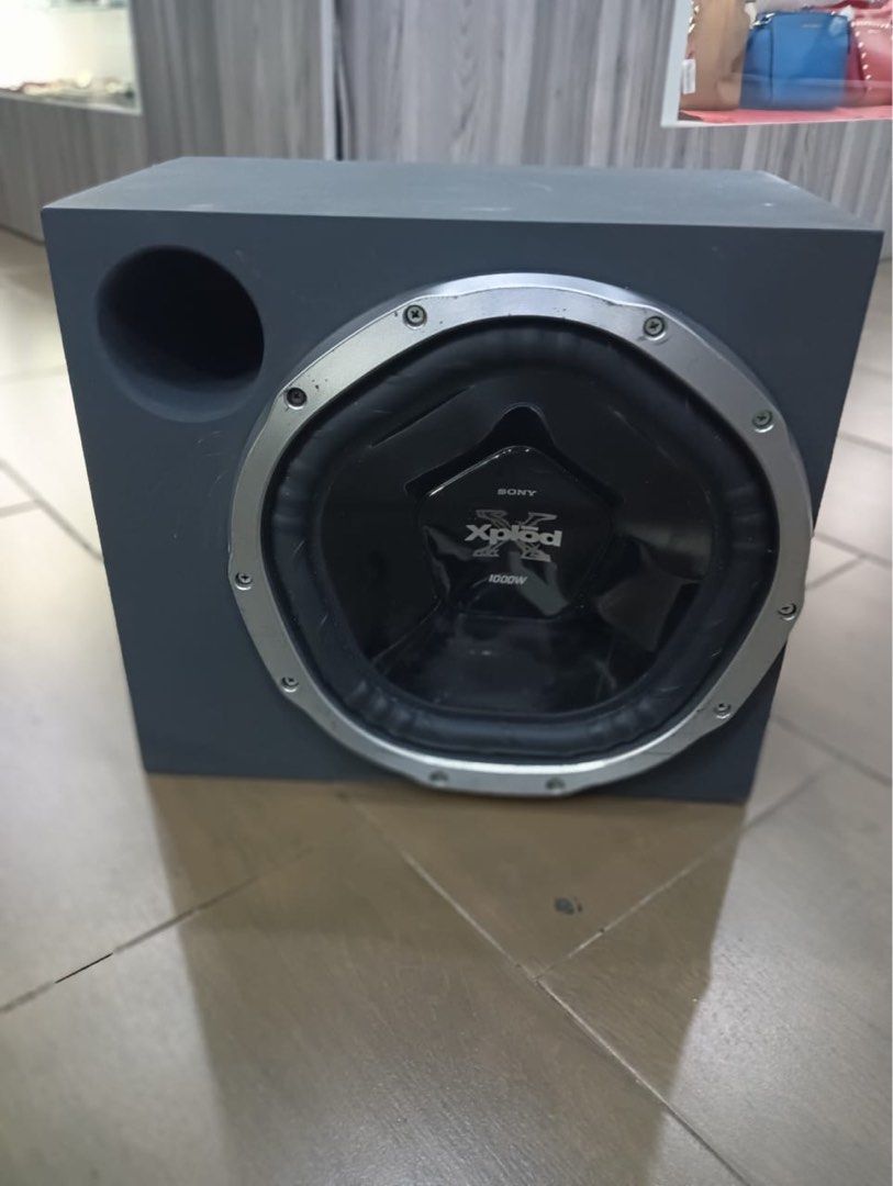 SONY Car Subwoofer, Audio, Soundbars, Speakers & Amplifiers on Carousell
