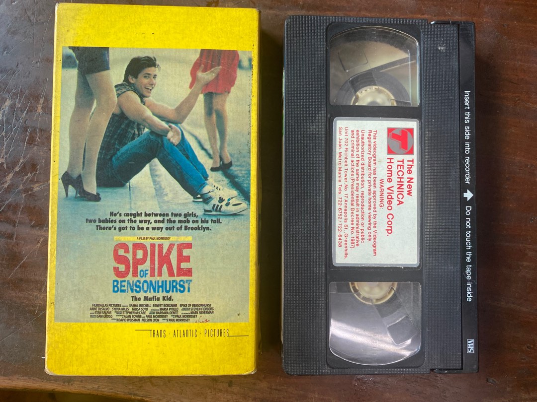Spike of Bensonhurst The Mafia Kid - Original VHS 1988 Sasha Mitchell ...